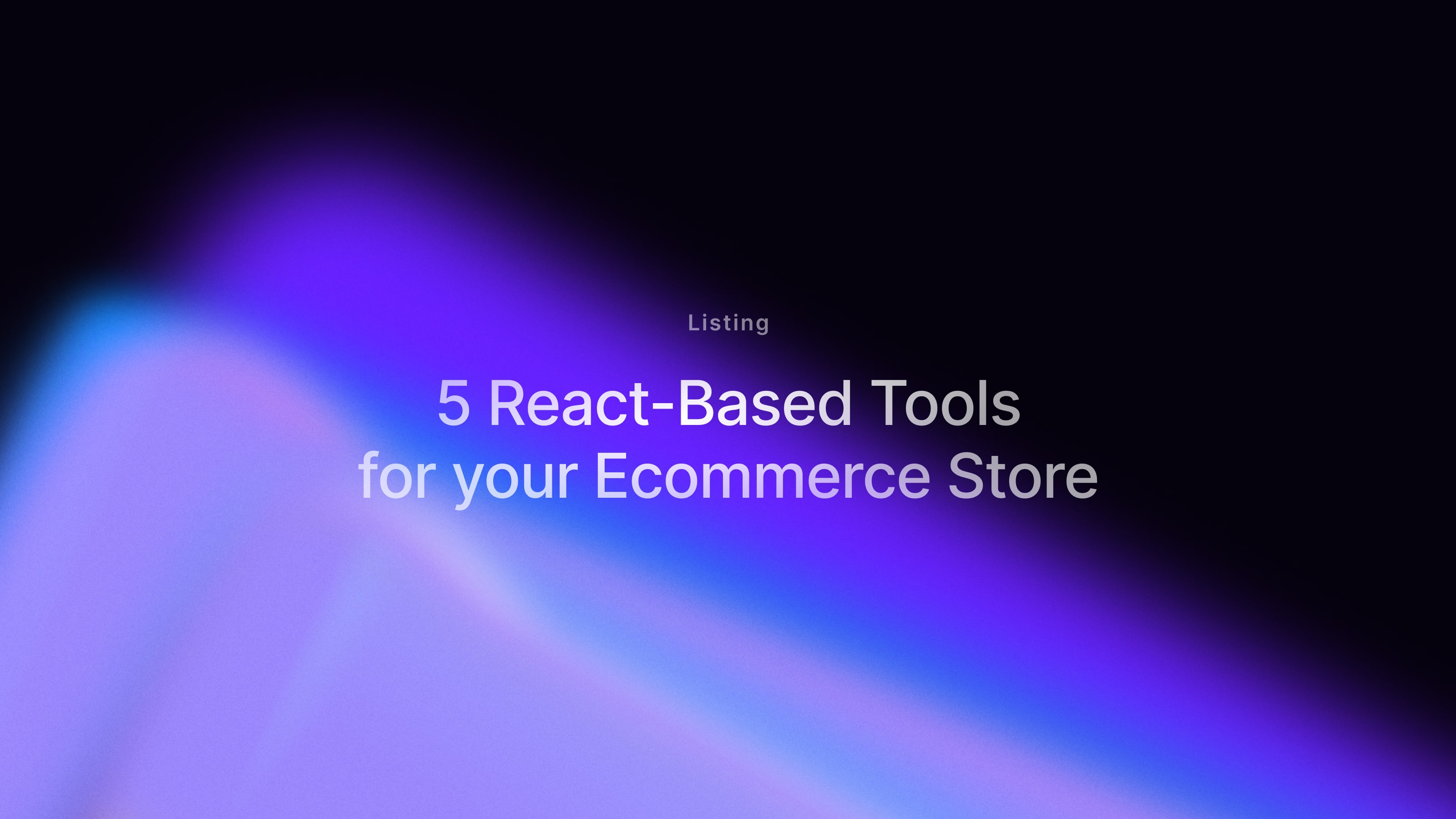 Medusa - 5 React-Based Tools for your Ecommerce Stack